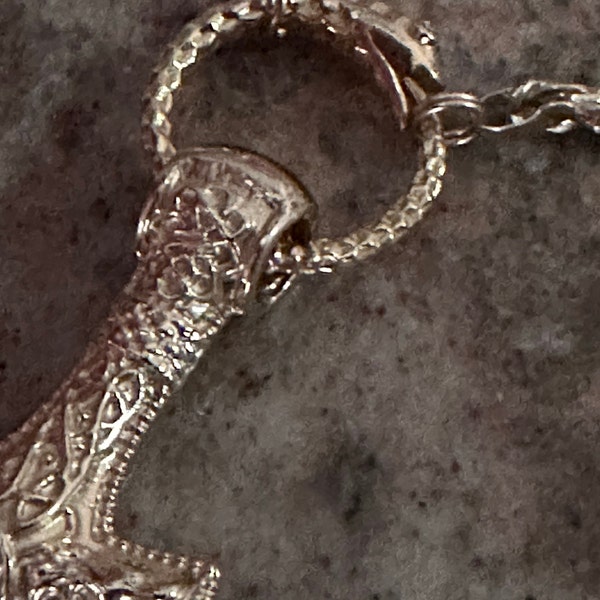 Solid, Gold, 14k, Yellow, Cross, Ragnar, Ragnars Cross, Pendant, Amulet ...