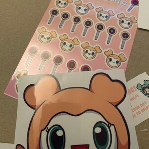 TWICE Lovely Laburi Peek-a-boo Stickers - Etsy
