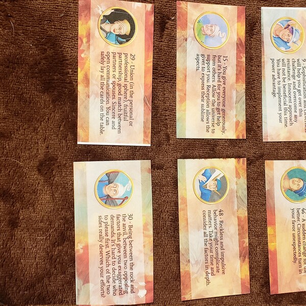 Success Oracle Cards - Print Your Own Oracle Card Deck. 60 Mini Cards ...