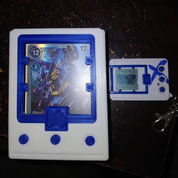 Digimon TCG Custom Digivice Deck Box | Card Box (for Double Sleeve ...