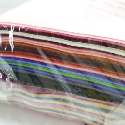 Plain Felt Fabric 30 Colors Collection 20cm X 20cm per Sheet - Etsy