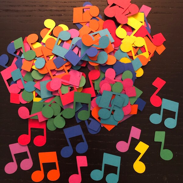 Music Note Die Cut Outs ( Scrap Booking, Class Decoration, Card Making ...