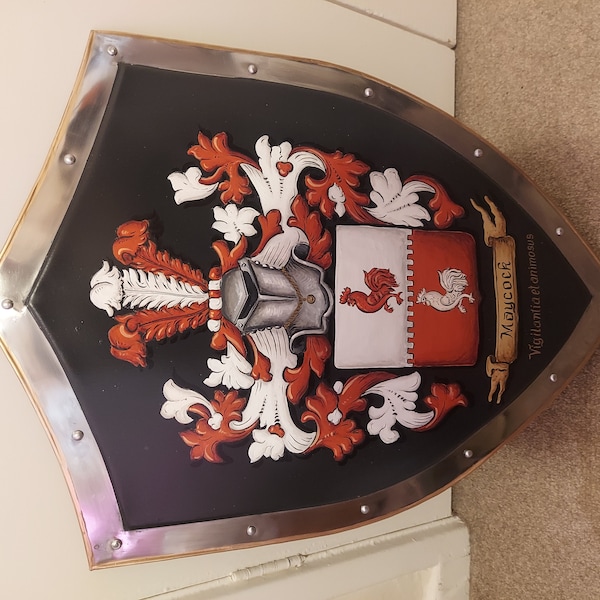 Knights Templar Shield Crusader Shield Heater Shield Wood - Etsy