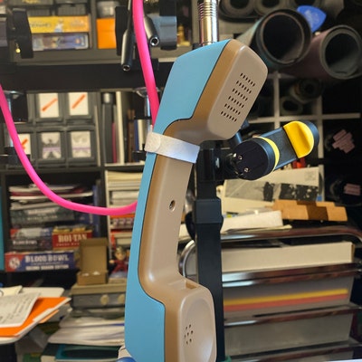 Telephone Mic Lo-fi Microphone Retro Vintage Black - Etsy