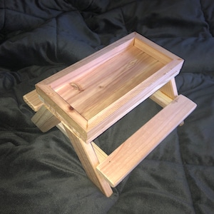 Cat Table, Elevated Feeder, Kitten Table, Picnic Table, Pet Feeder, Pet ...