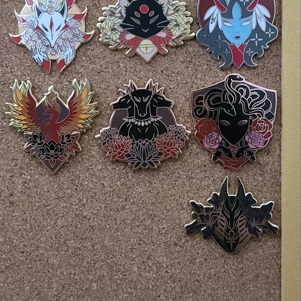 Cerberus Hard Enamel Pin | Greek Collection | Three Headed Dog ...