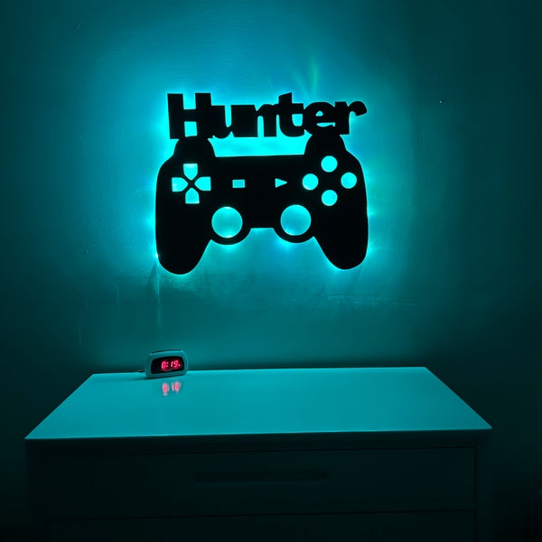 Personalized Gaming Controller With Lights or Without Gaming Decor - Etsy