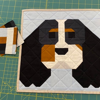 Cavalier King Charles Spaniel Dog Puppy Quilt Block PDF Pattern ...
