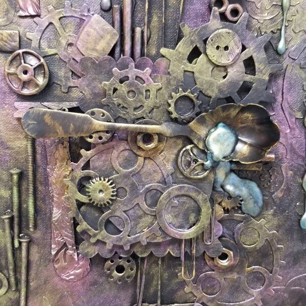 6 Cogs Gear Die Cuts in 3 Sizes - Choice of Paper or Chipboard ...