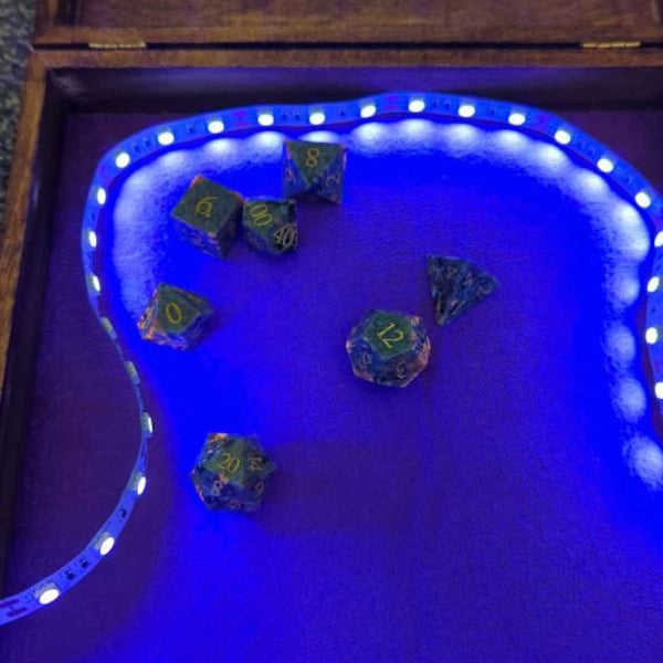 Full Set Yooperlite Gemstone Dice| Stone Dice Set |engraved Gemstone ...