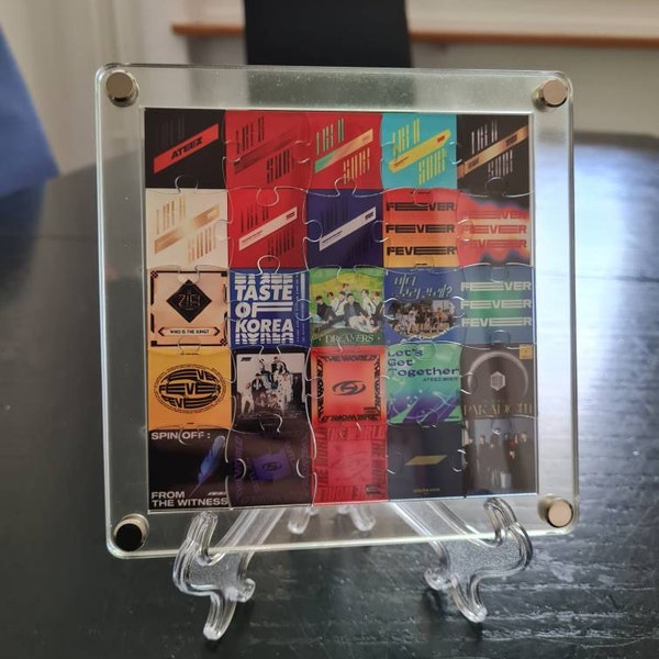 Kpop Group A Male Album Puzzle Acrylic Display (personalise) Nct Dream ...