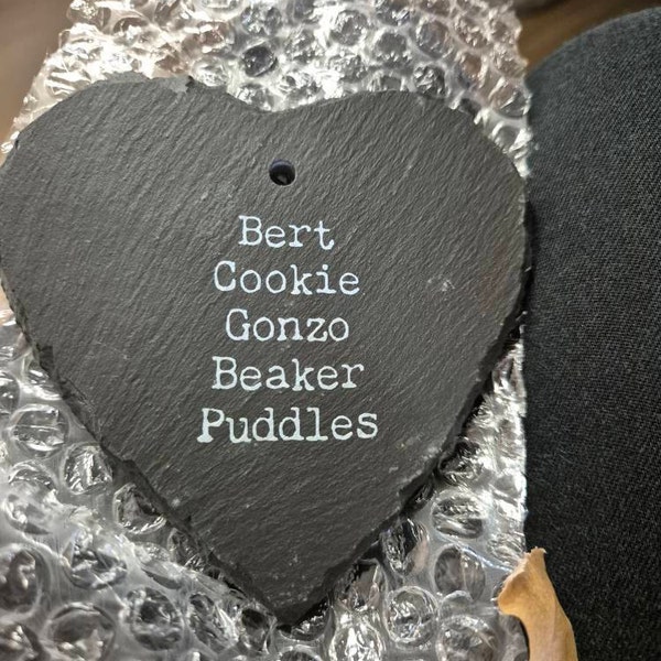 Bee Grave Stick Marker Slate Memorial Ornament Plaque Memory Special ...