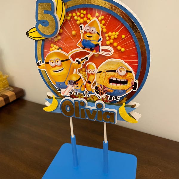 Mega Minions Cake Topper, Minions Cake Topper - Etsy