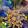 Wooden Snowflake Christmas Holiday Ornaments Music Note Musical Gift ...