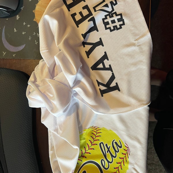 Personalized Cooling Sports Towel Baseball Team Custom Order Wet Rag ...