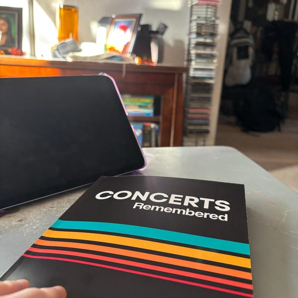 Concert Journal | Track Favorite Concerts | Music Diary and Logbook ...