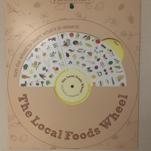 Northeast Local Foods Wheel - Etsy