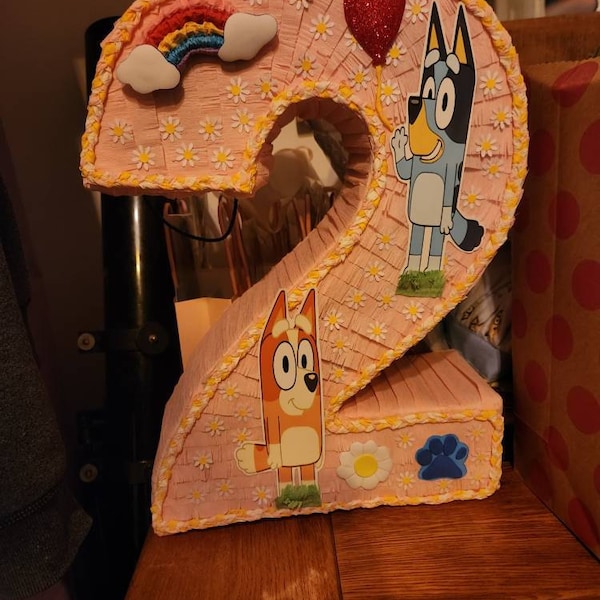 Circle 11th Birthday Pinata Size 30cm With Stick Pinata Included.main ...