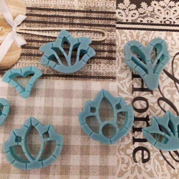 Flower Polymer Clay Cutter I Texturio Cutters for Polymer Clay I Diy ...