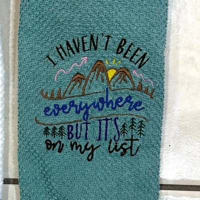 Travel Design, Travel Embroidery, Adventure Embroidery, Vacation Design ...