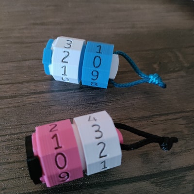 Compact Point Counter 3 Wheels for Board Games Role - Etsy