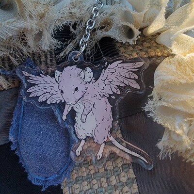 Glimmer Rat Art Print 8x8 - Etsy