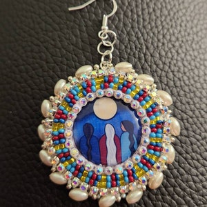 Métis Pride Flags and Sash Epoxy 1 Sticker Cabs Cabochoun - Etsy Canada