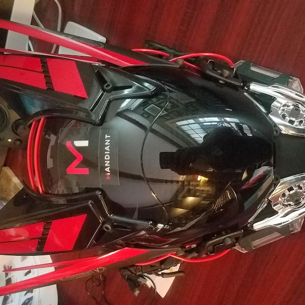 Bluetooth Cyberpunk Bunny Mask | Rave Mask | Cyberpunk Helmet | Techear ...