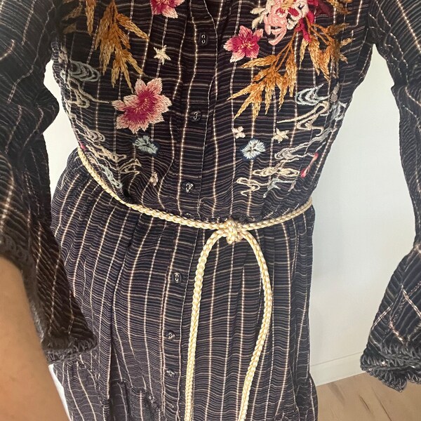 Pastel Pink Unused Braided Kimono Cord, Japanese Kimono Accessories ...