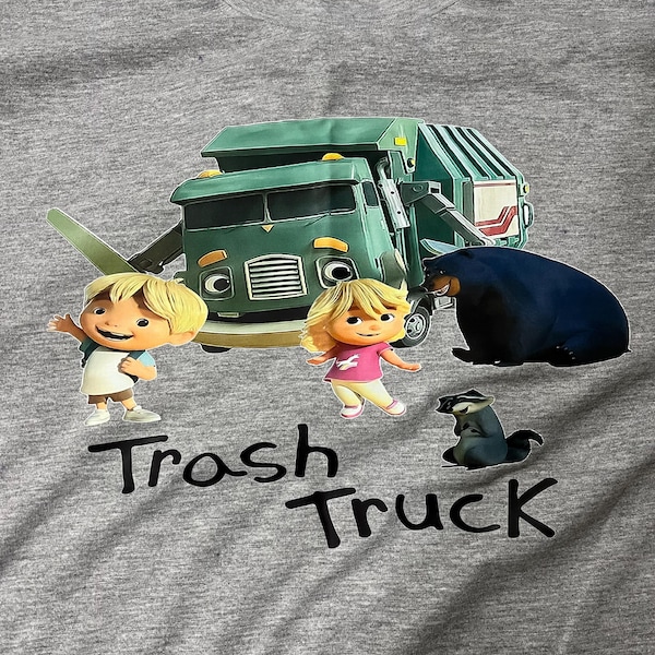 Trash Truck Shirt, Birthday Boy Girl, Trash Truck Tee, Truck Matching ...