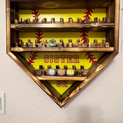 18 Baseball Homeplate Pin Display Case Holder - Etsy