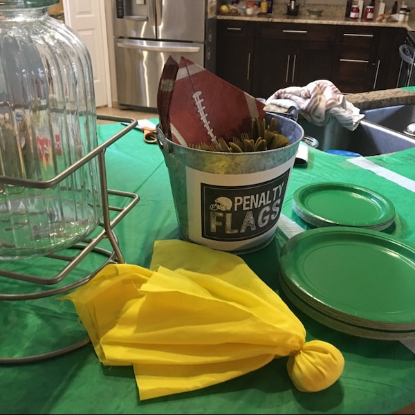 Penalty Flags Printable Sign INSTANT DOWNLOAD by Beth Kruse Custom ...