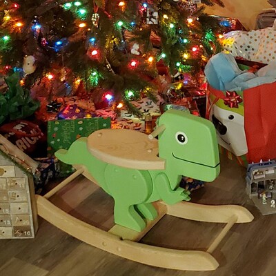 Dinosaur Rocker Dinosaur Rocking Horse for Toddler Rocker Ride on Toy ...