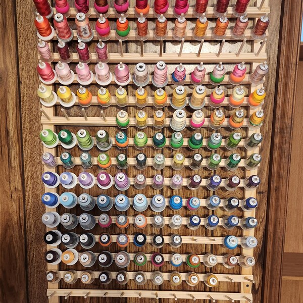 192 Spool Thread Rack 2 Inch Spacing-thread Organization, Thread ...