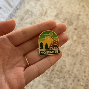 Yosemite National Park Enamel Pin National Park Accessories - Etsy