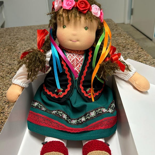 Handmade Waldorf Doll Kit, Waldorf Doll Body, Waldorf Doll, Fabric Doll ...