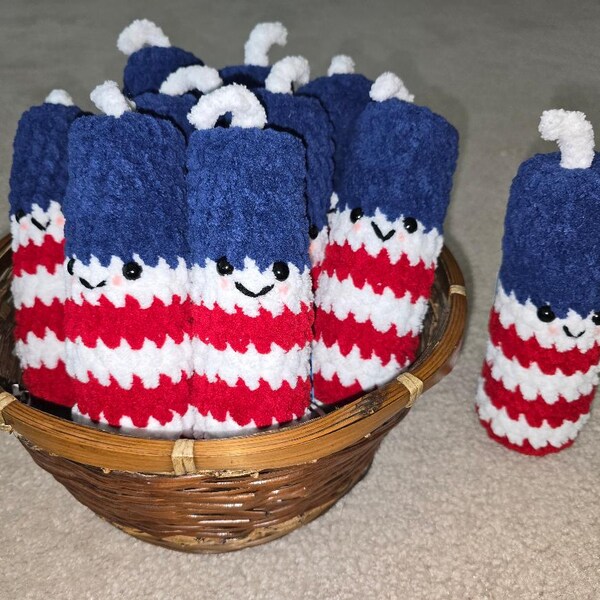 Firecracker Jack, Crochet Pattern, 4th of July Crochet Pattern, Crochet ...