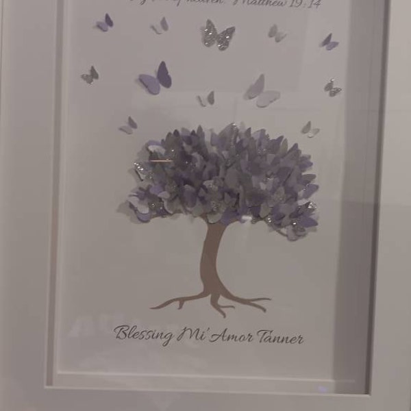 Baby Loss Butterfly Tree for Angel Baby Gift Miscarriage Keepsake ...
