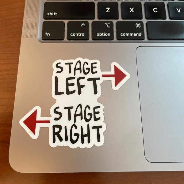 Vinyl Theatre Sticker, Water Bottle Sticker, Theatre Gift, Drama Gift ...