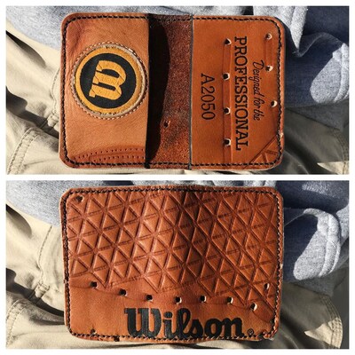 Vintage Wilson Boss Tall Roper Leather Baseball Glove Wallet - Etsy