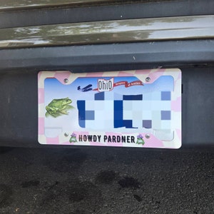 No Bull Front License Plate Western Bull Horns Stars Car Truck Vanity ...