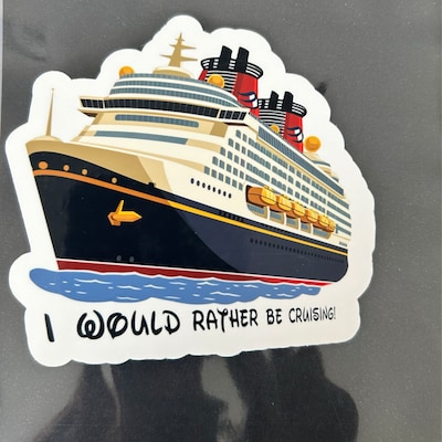 Disney Fantasy Cruise Ship Sticker DCL Stationery Laptop Sticker Water ...