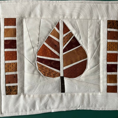 Geometric Leaf Foundation Paper Piecing FPP Quilt Block Pattern PDF ...
