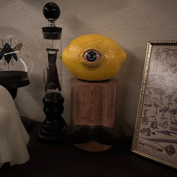 Realistic Life Sized Freaky Fruit All Seeing Lemon by Dead Head Props ...