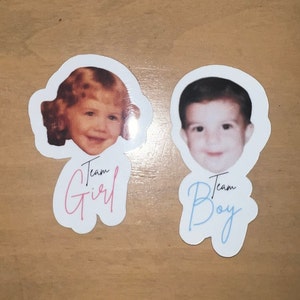 FIRST Birthday Custom Baby Stickers Waterproof, Custom Themed First ...