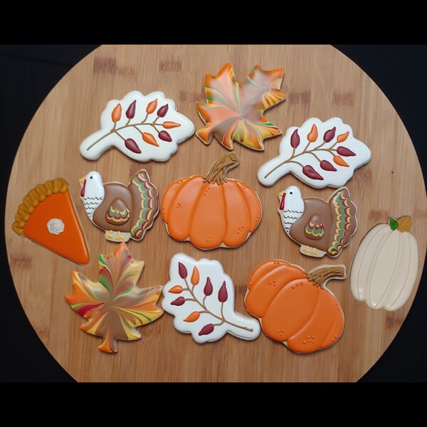 Thanksgiving Cookie Set Cookie Cutter, Fondant and Playdoh Cutters Too ...
