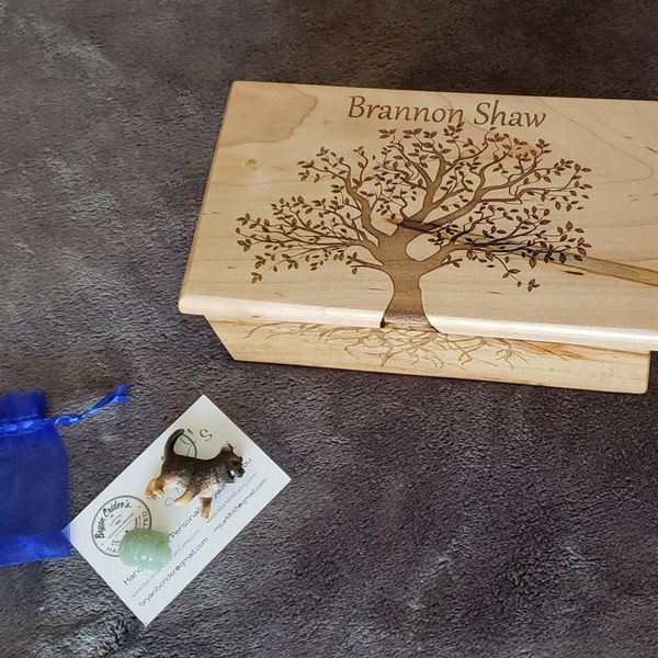 Personalized Tree of Life Memory Box, Family Tree Keepsake Box, Tree of ...