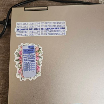 Engineer Library Card Sticker Female Engineer Engineering Empowerment ...