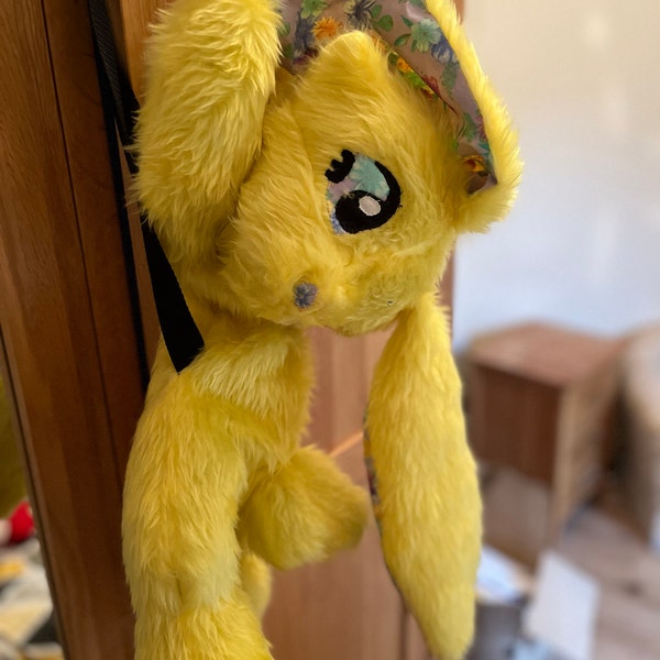 Plush Backpack Sewing Pattern .pdf Tutorial Stuffed Animal Cat Fox ...