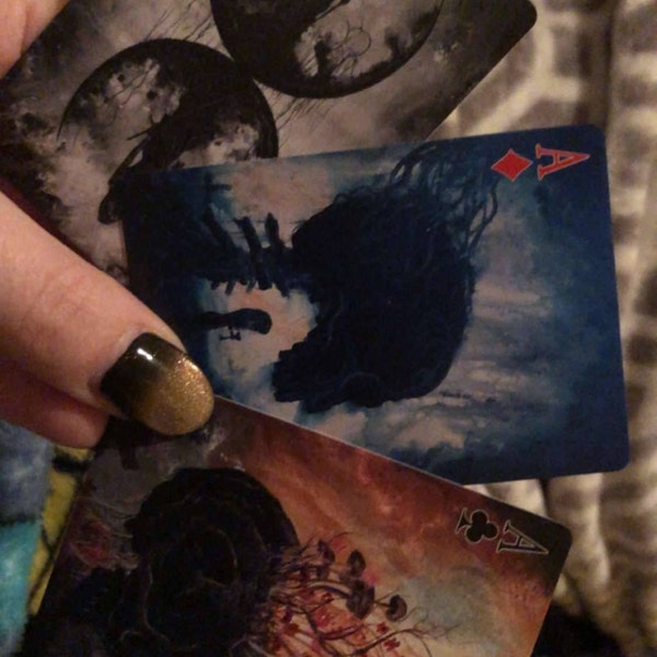 Cryptic - Classic 52-card Poker Playing Deck Featuring Dark Cloaked ...